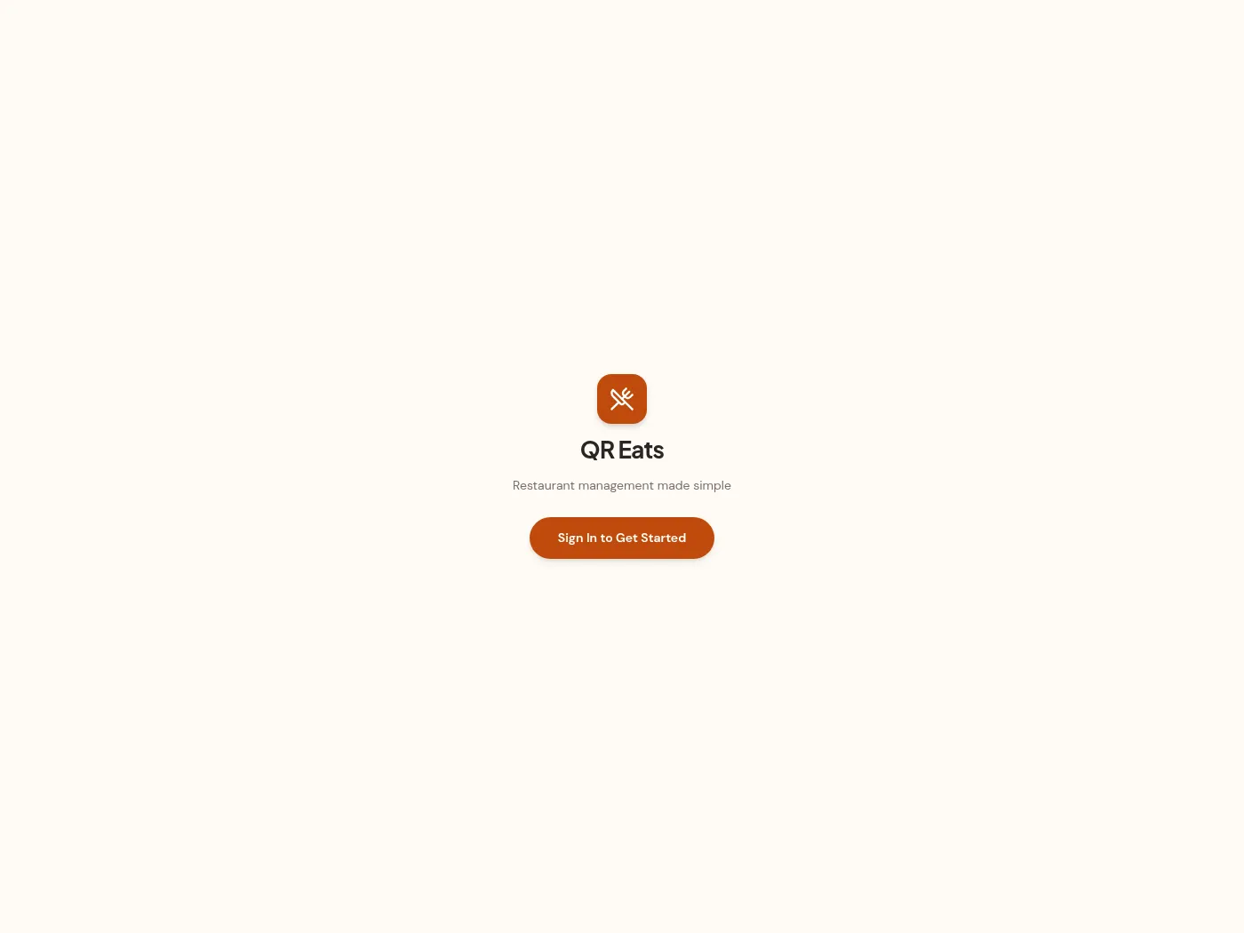 QR Eats System