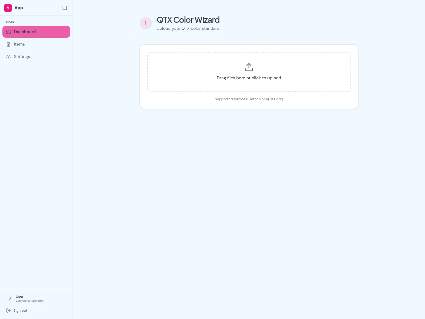 QTX Color Wizard