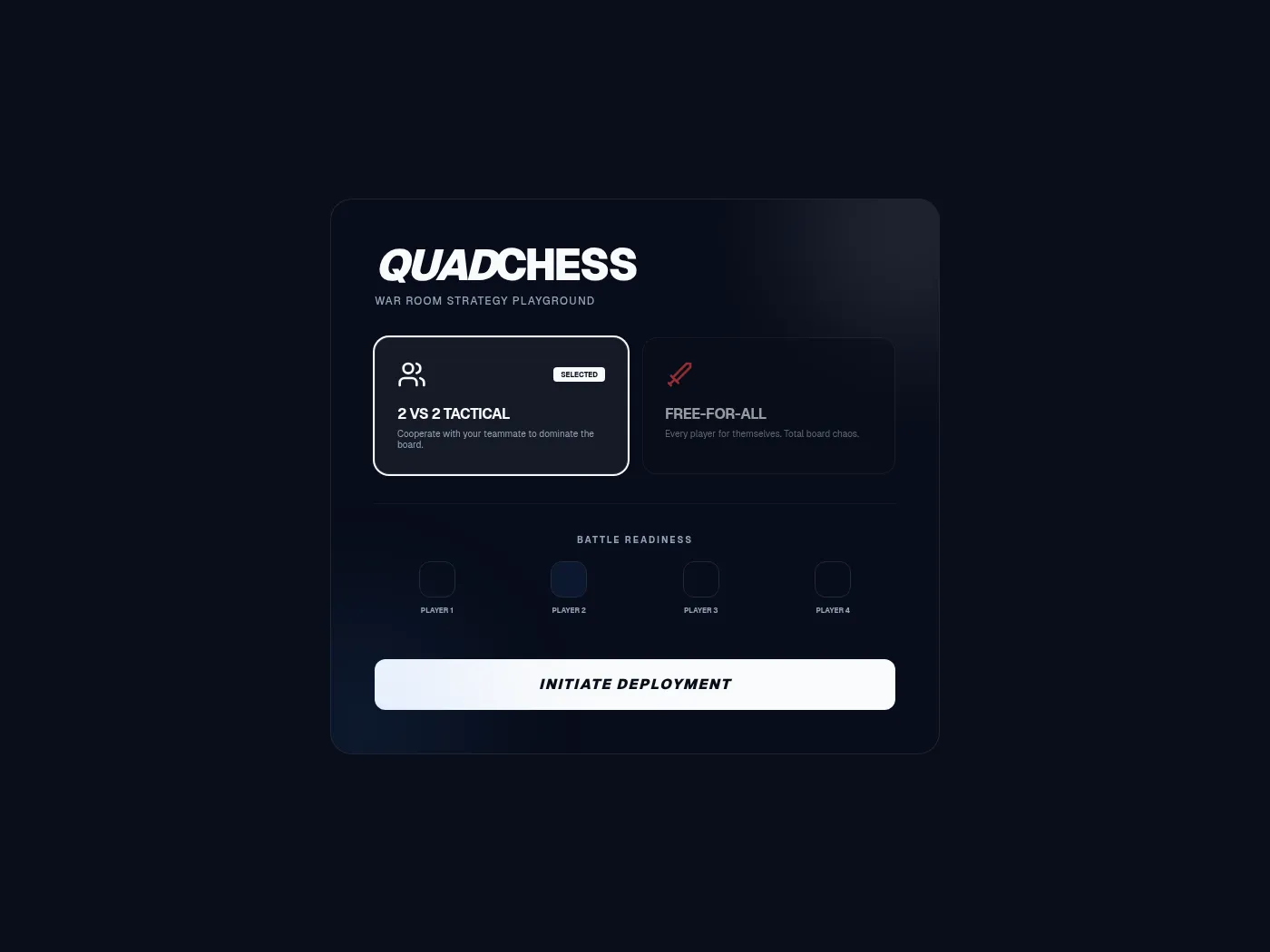 QuadChess Playground