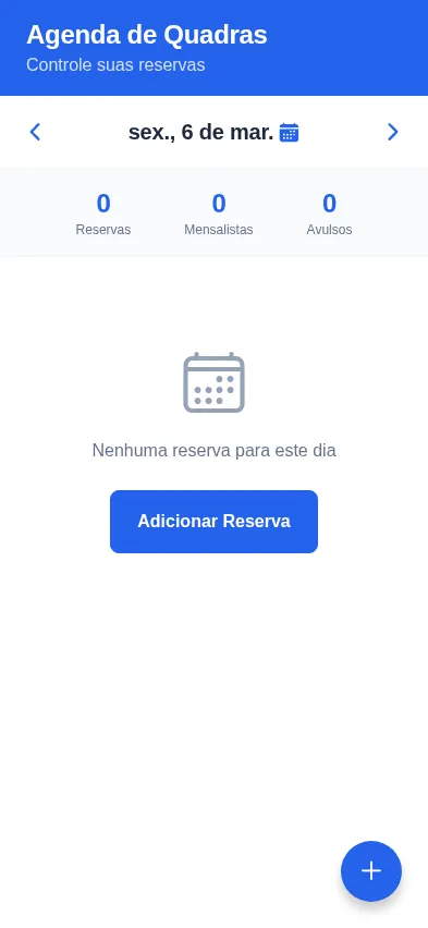 Quadra Scheduler App