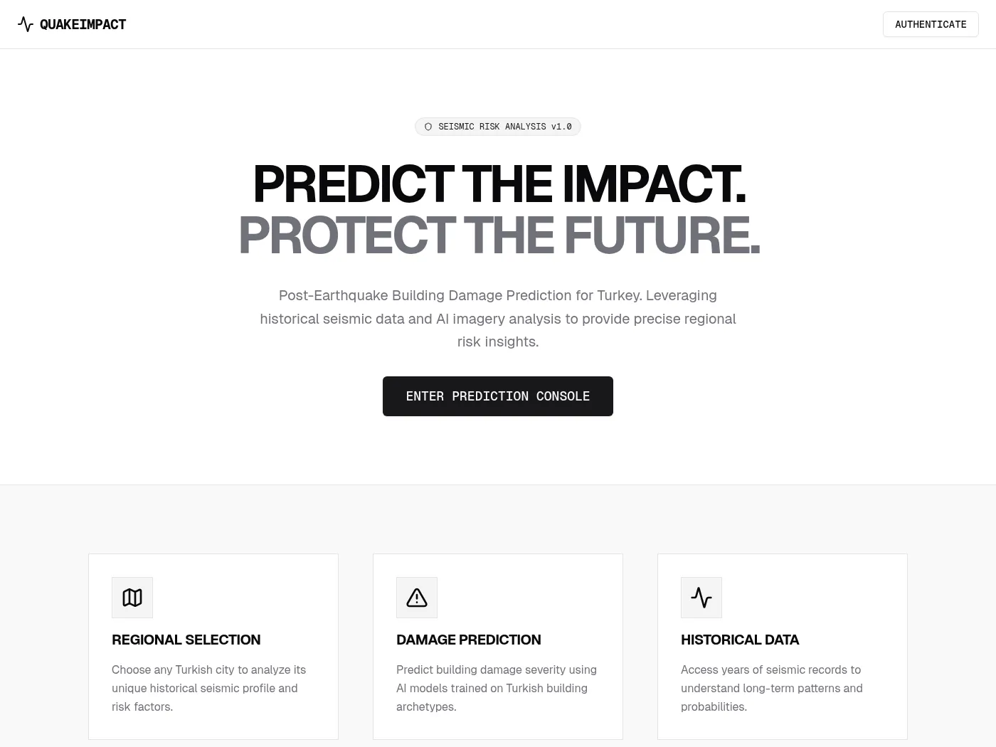 QuakeImpact Predictor