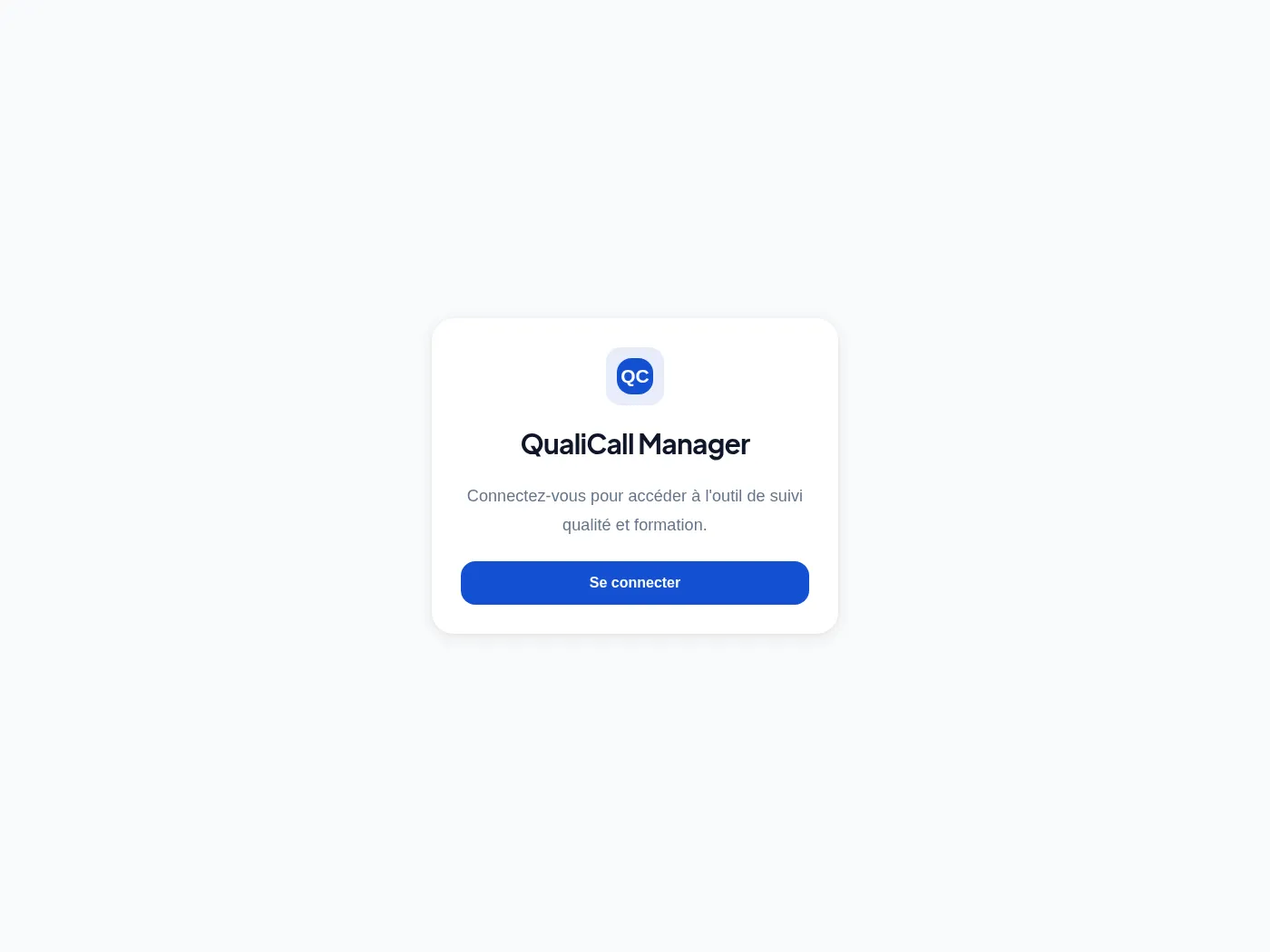 QualiCall Manager