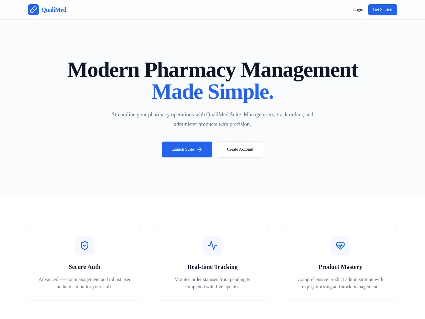 QualiMed Pharmacy Suite