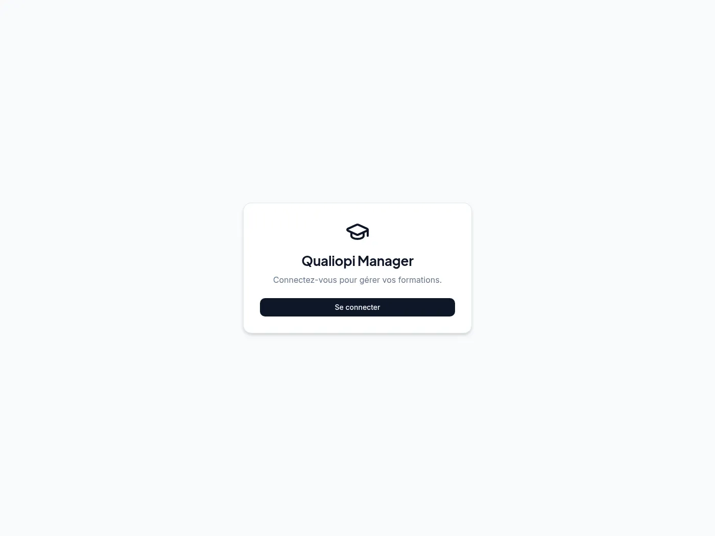 Qualiopi Training Manager