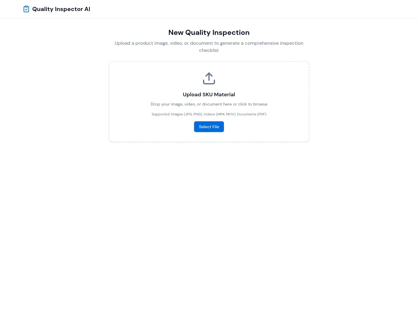 Quality Inspector AI