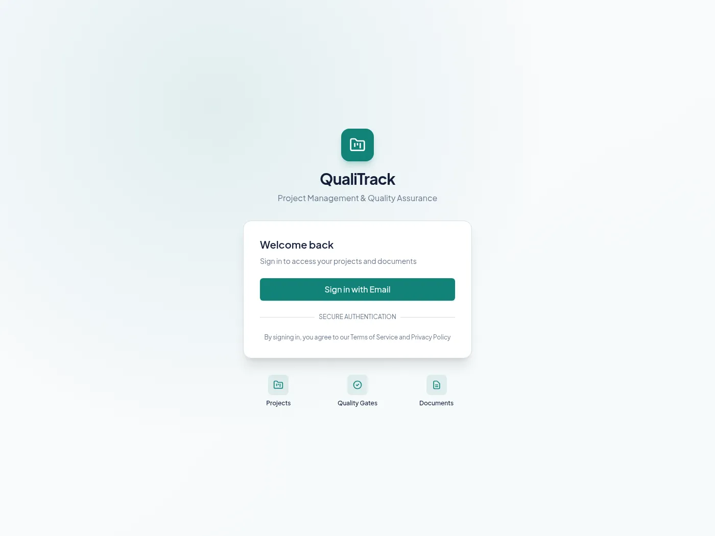 QualiTrack Manager