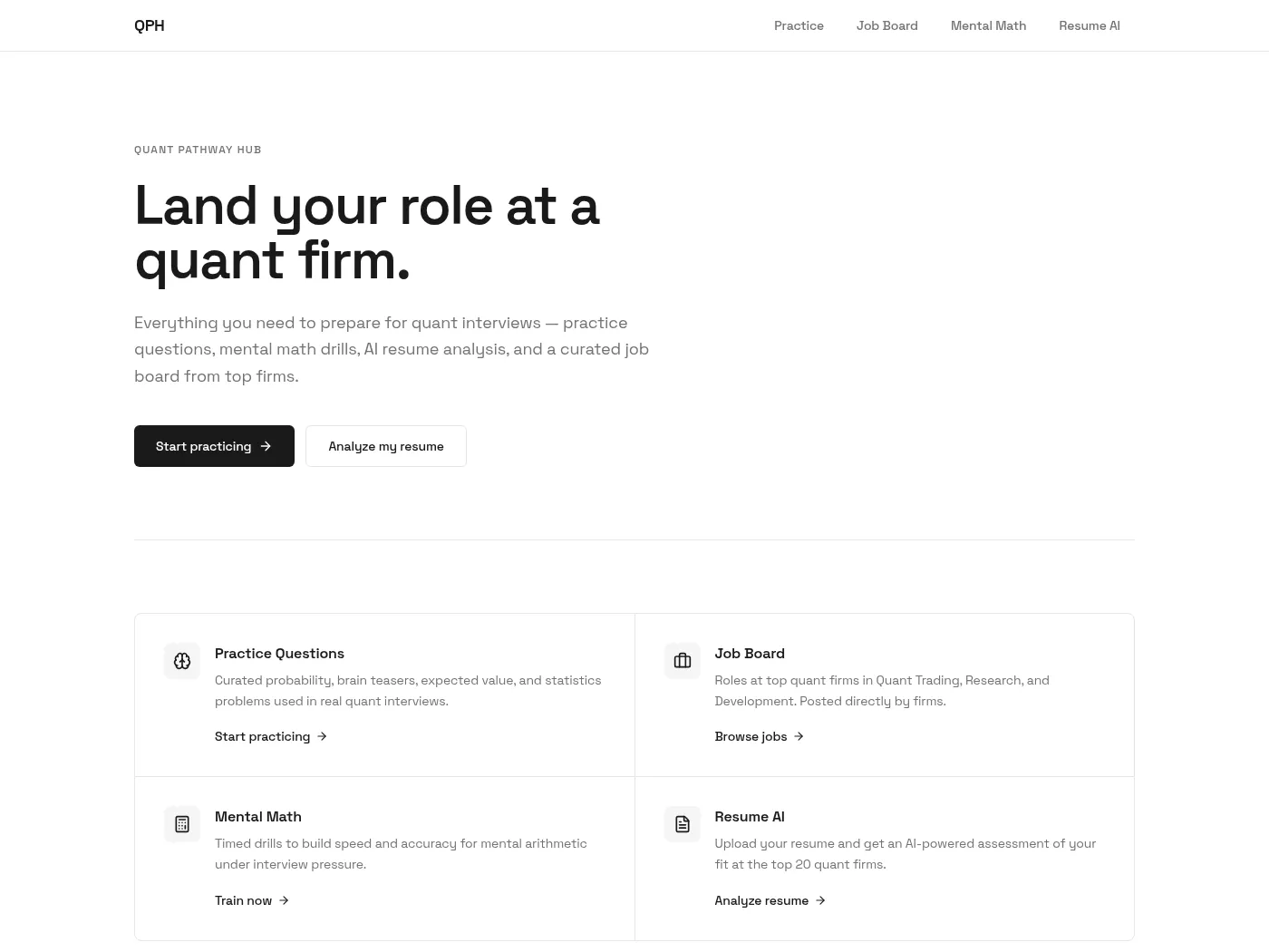 Quant Pathway Hub
