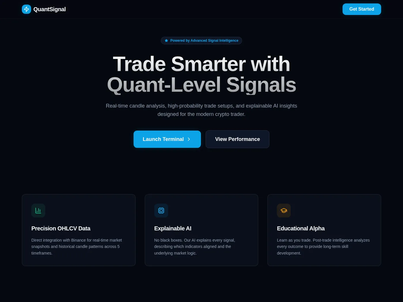QuantSignal SaaS