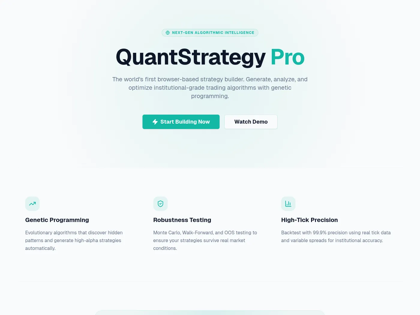 QuantStrategy Pro