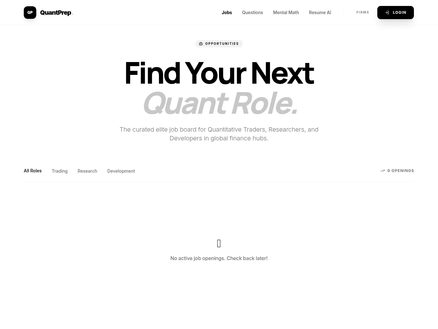 QuantPrep Hub