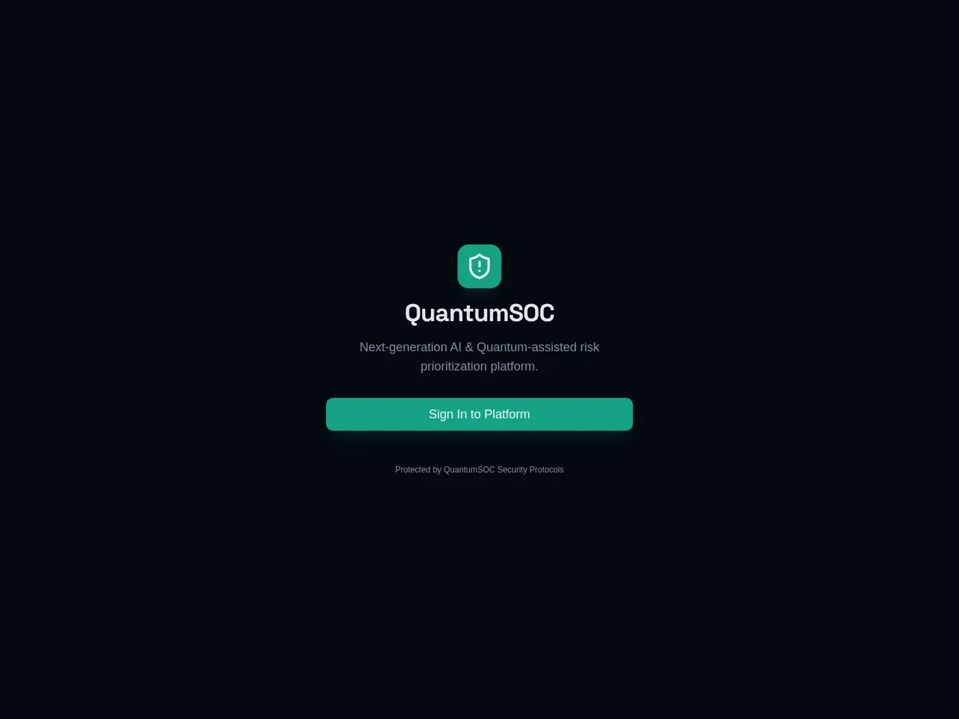 QuantumSOC Risk Optimizer