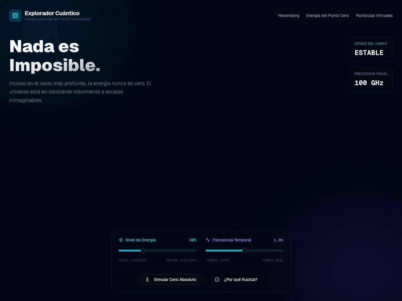 Quantum Fluctuations Explorer