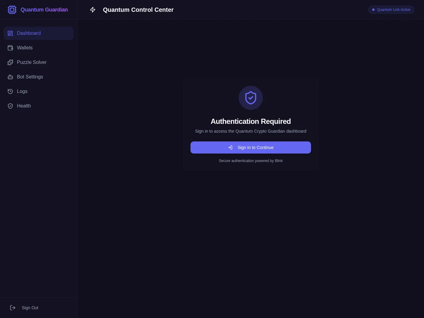 Quantum Crypto Guardian