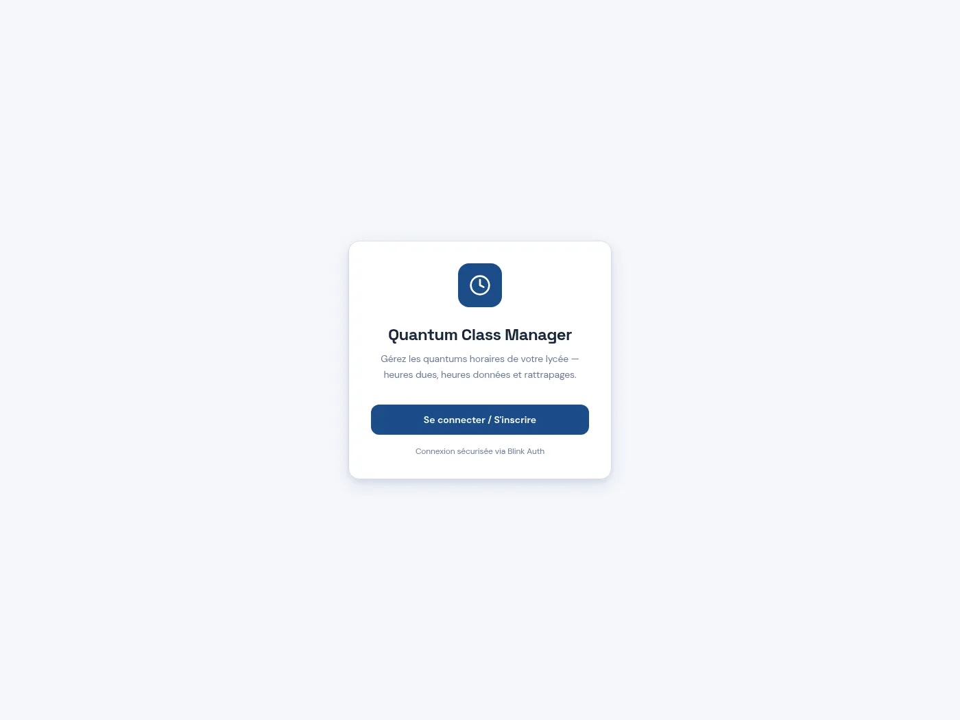 Quantum Class Manager