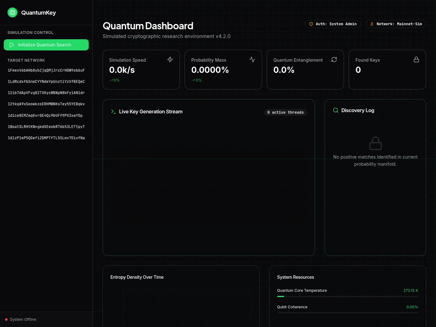 Quantum Key Finder