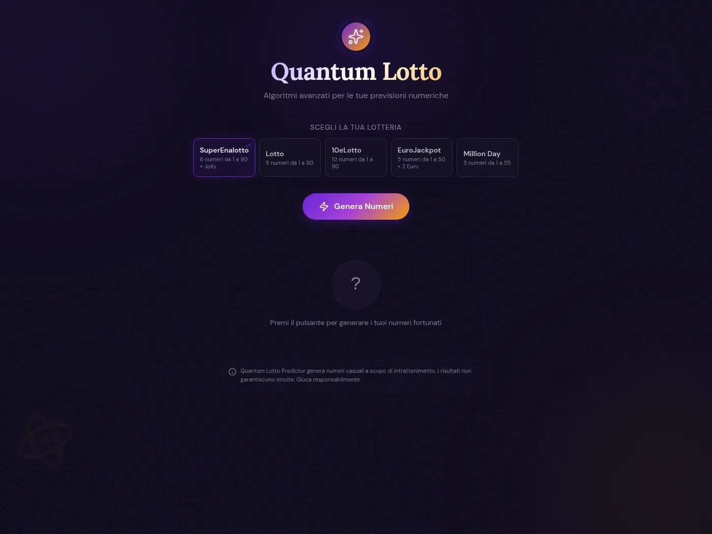 Quantum Lotto Predictor