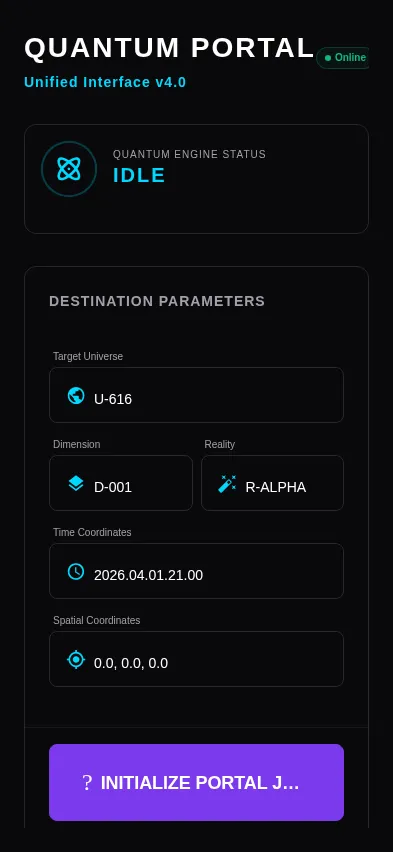 Quantum Portal App
