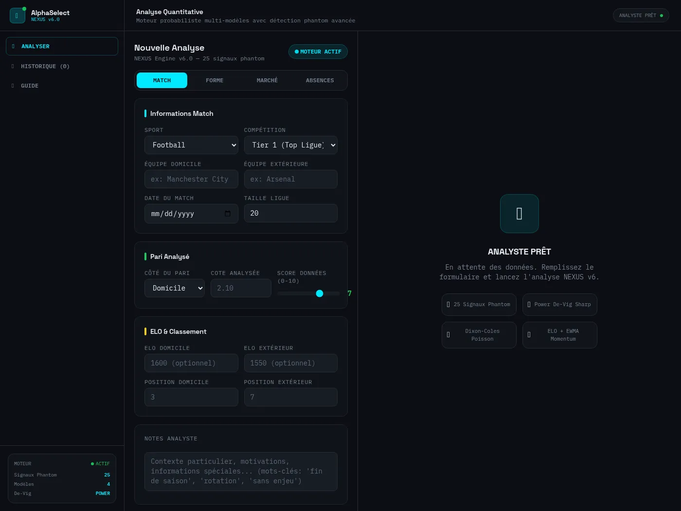 AlphaSelect Quantum v5.0