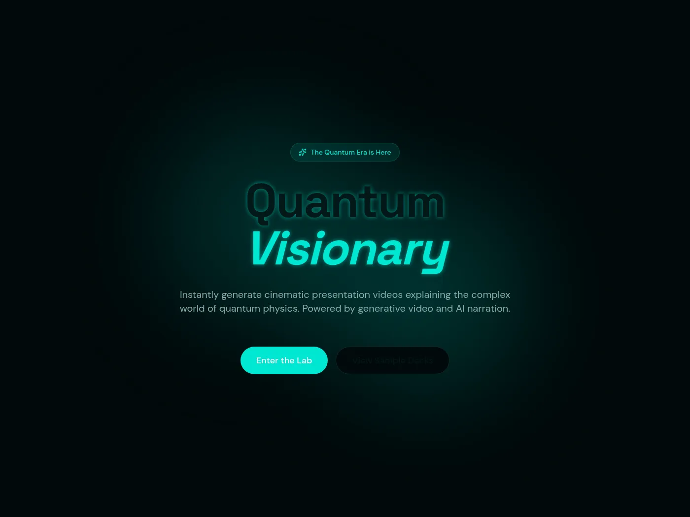 Quantum Video Generator