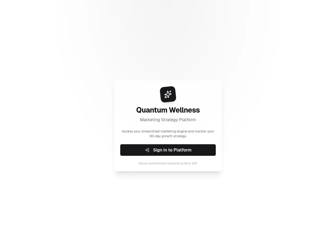 Quantum Wellness Strategy