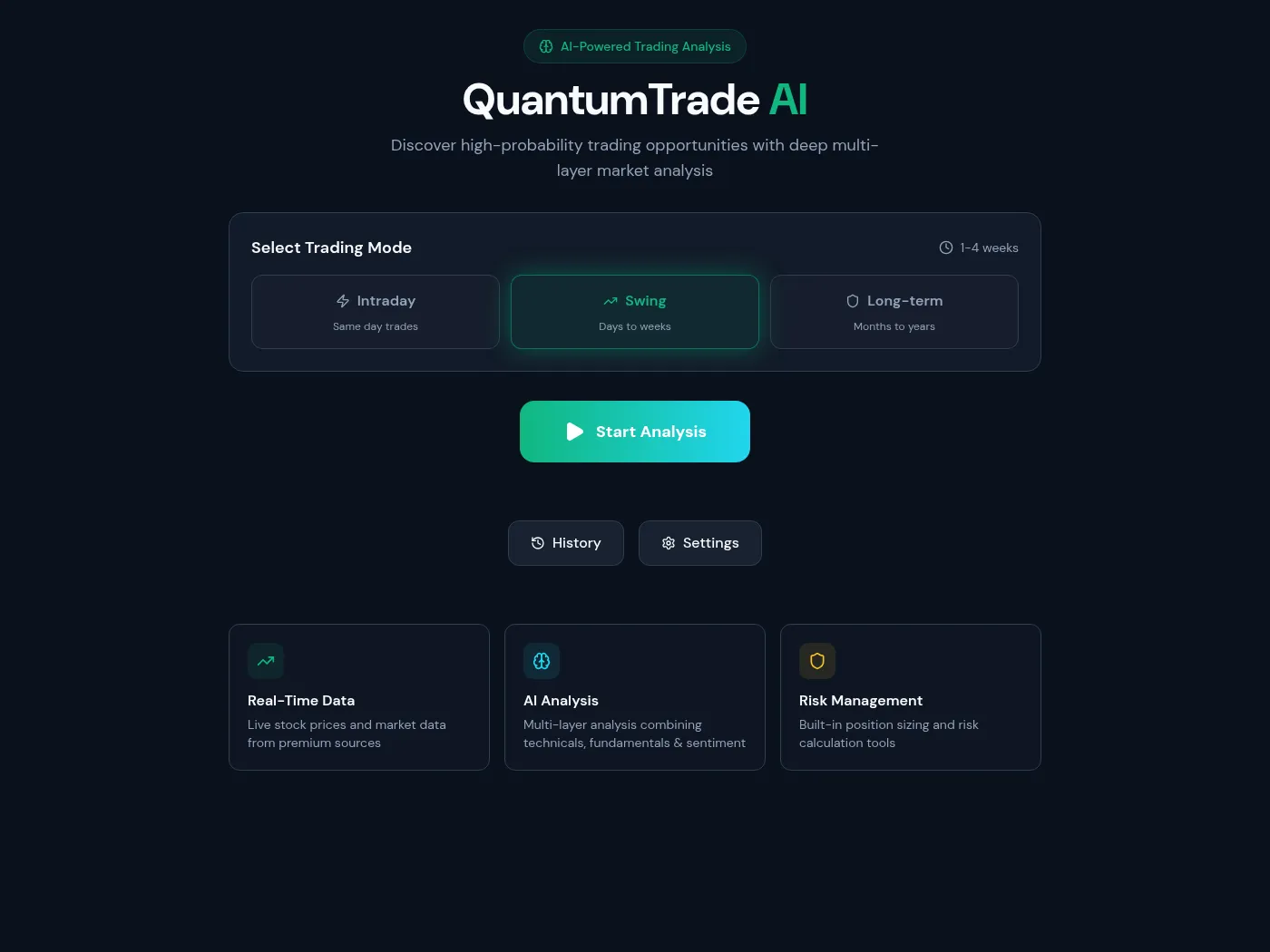 QuantumTrade AI Platform