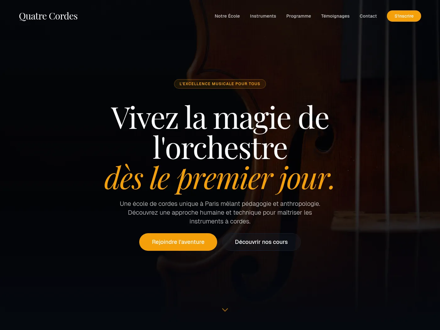 Quatre Cordes Refresh
