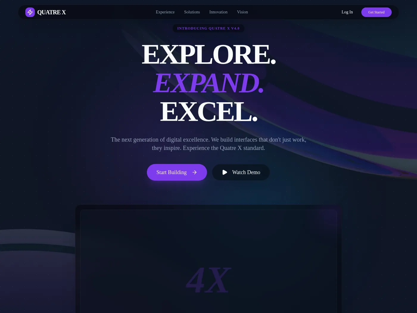Site Quatre X Example