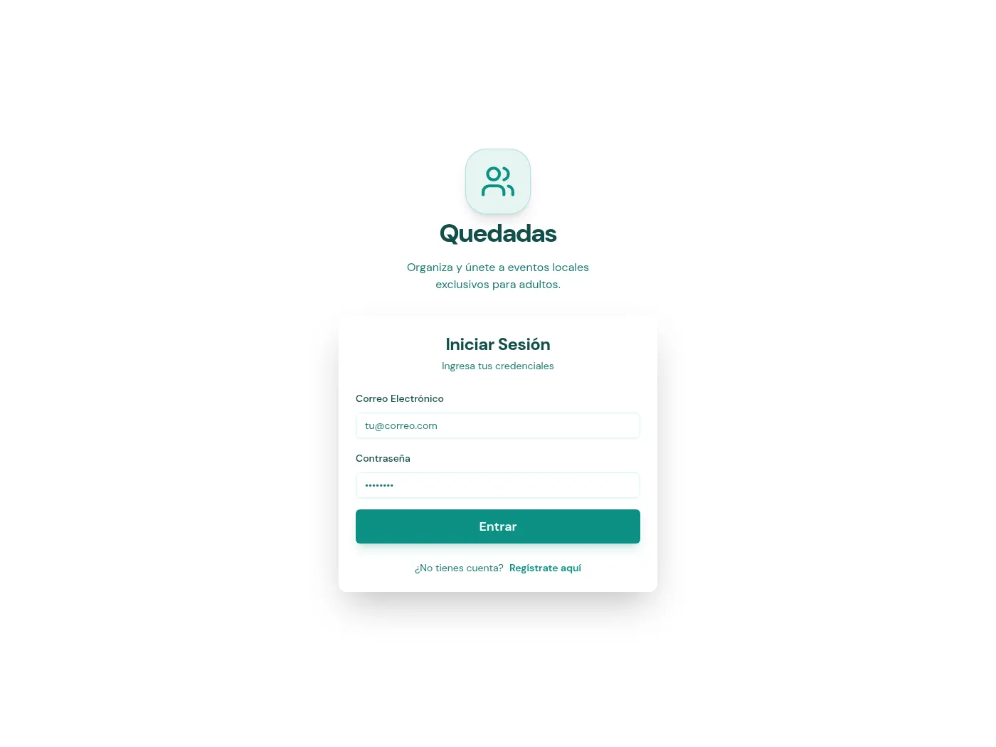 Quedadas Meetup App