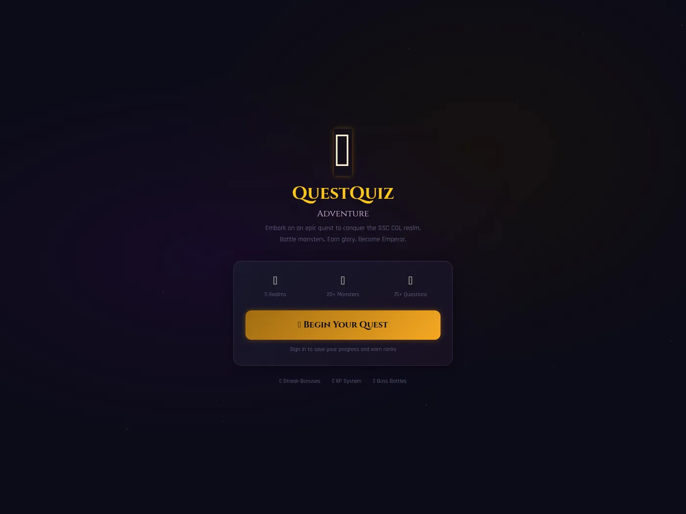QuestQuiz Adventure