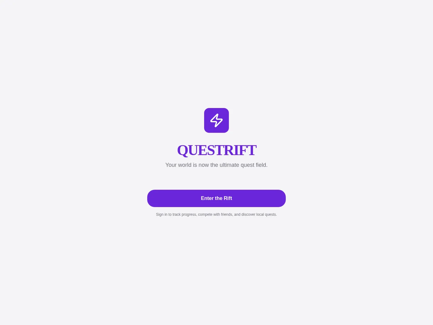 QuestRift Adventure Hub