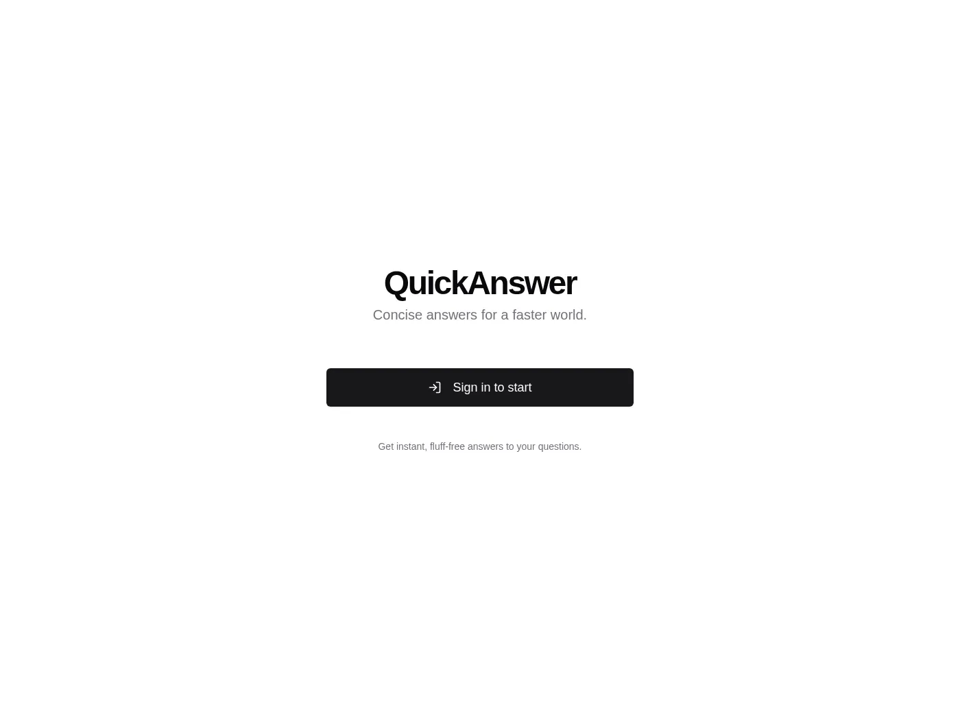 QuickAnswer