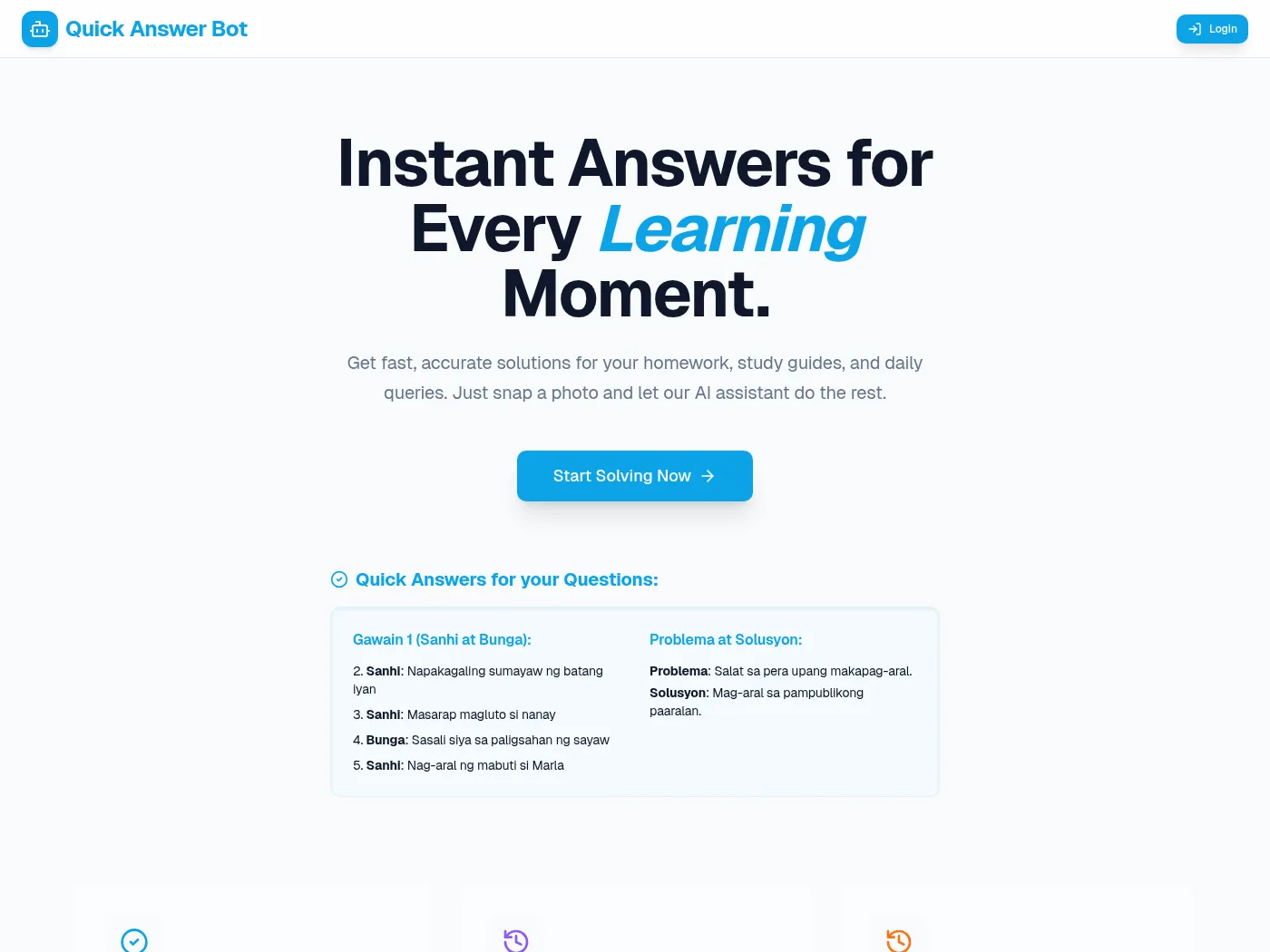 Quick Answer Bot