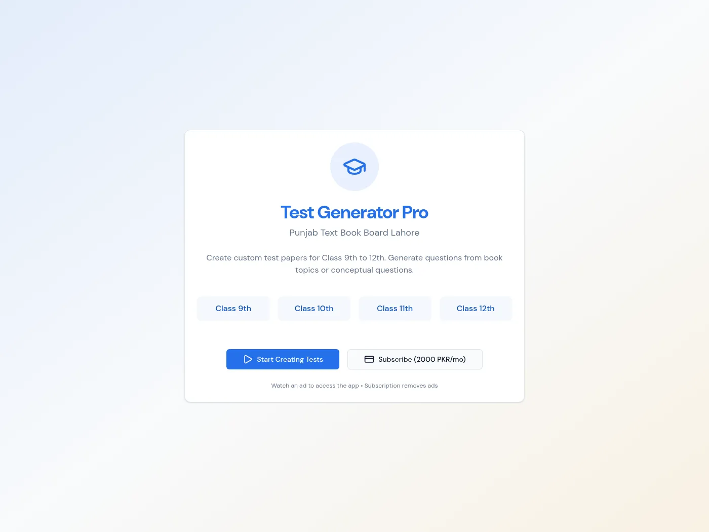 Quick App Starter