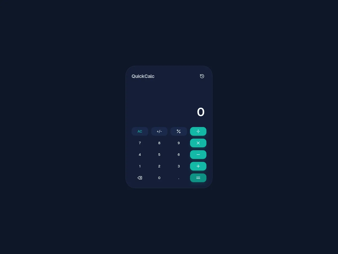 QuickCalc App