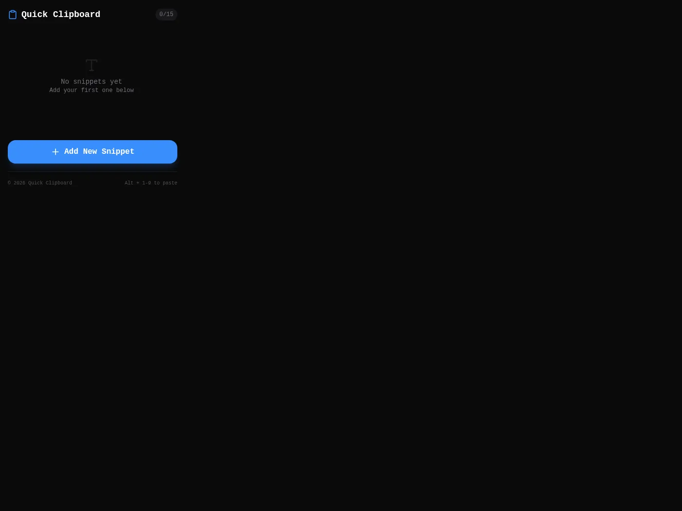 Quick Clipboard