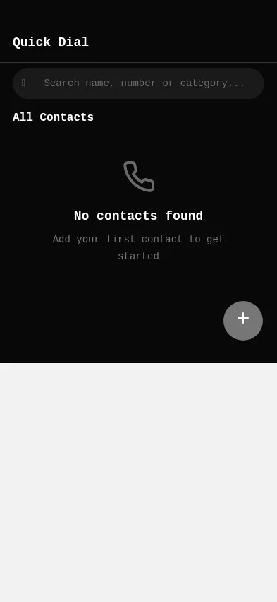 Quick Dial Helper