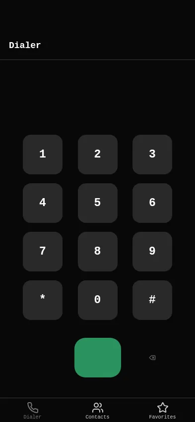 Quick Dialer App