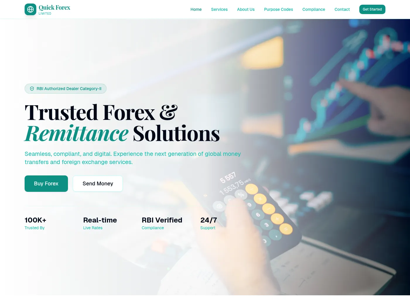 Quick Forex Corporate Site