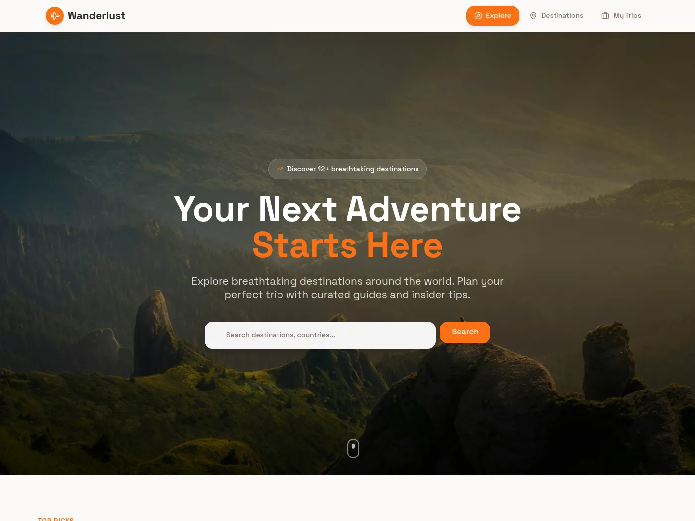 Quick Greet Page
