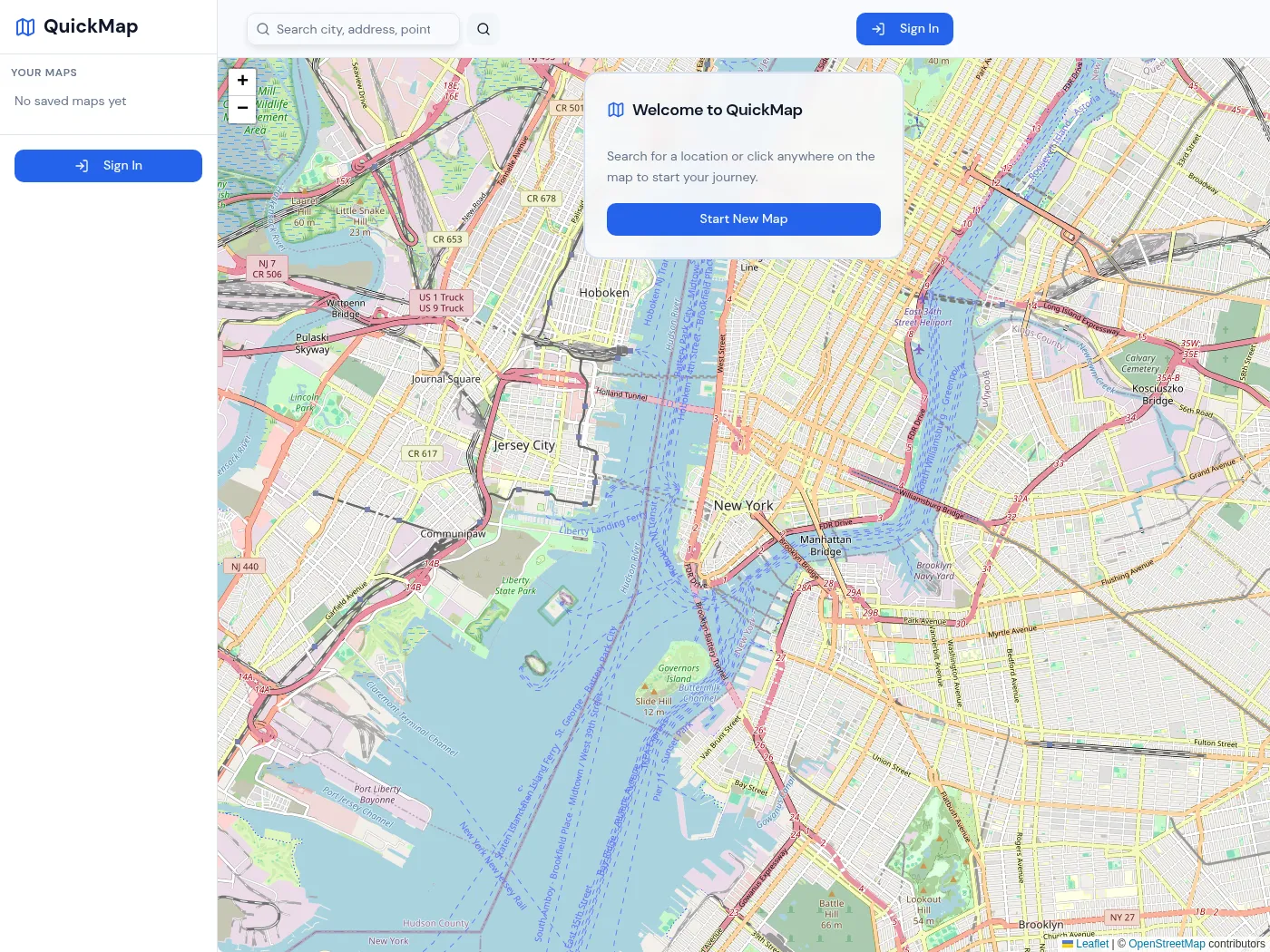 QuickMap Generator