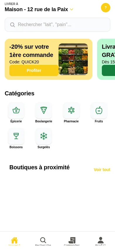 Quick Market Hub