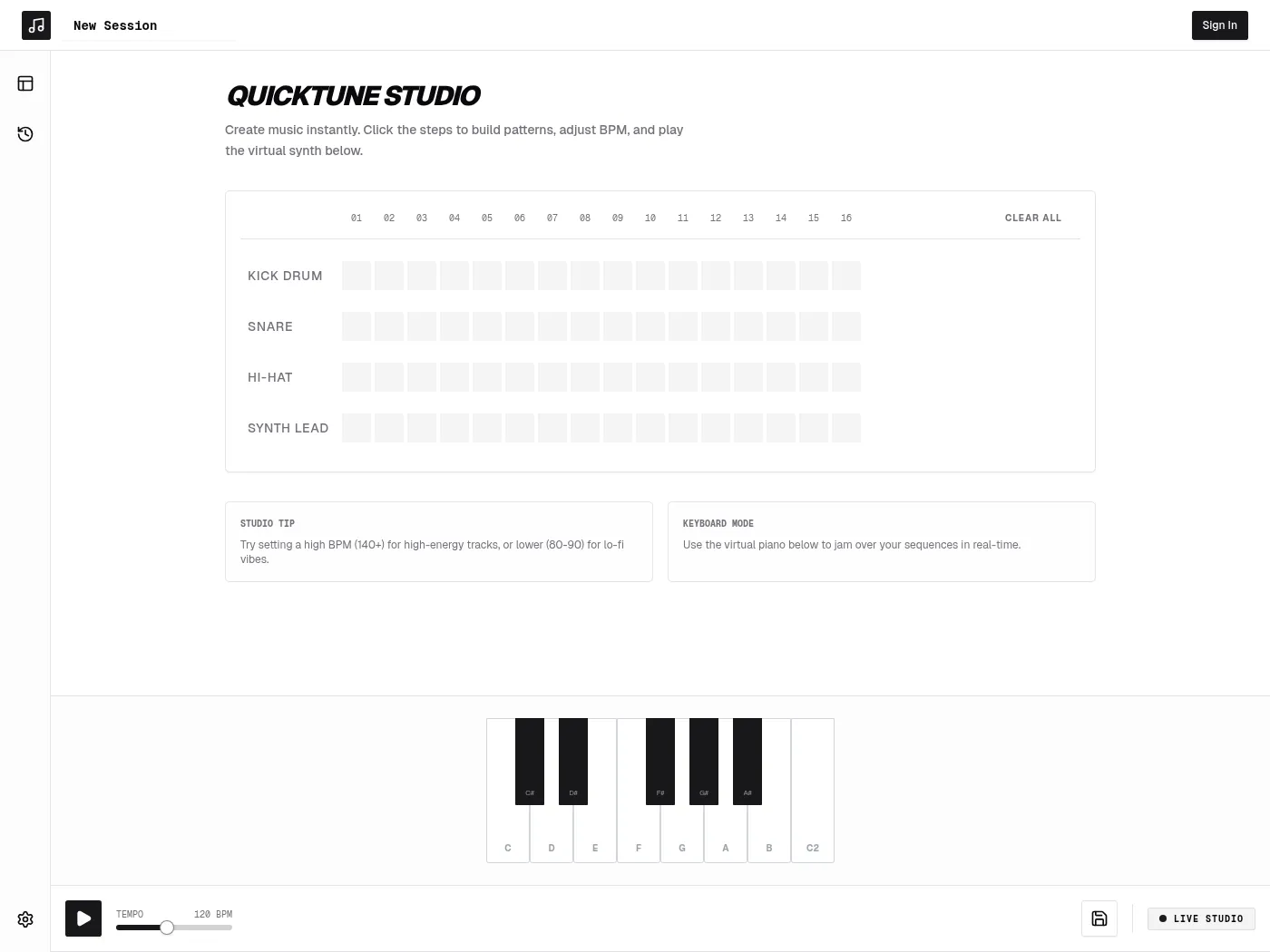 QuickTune Studio
