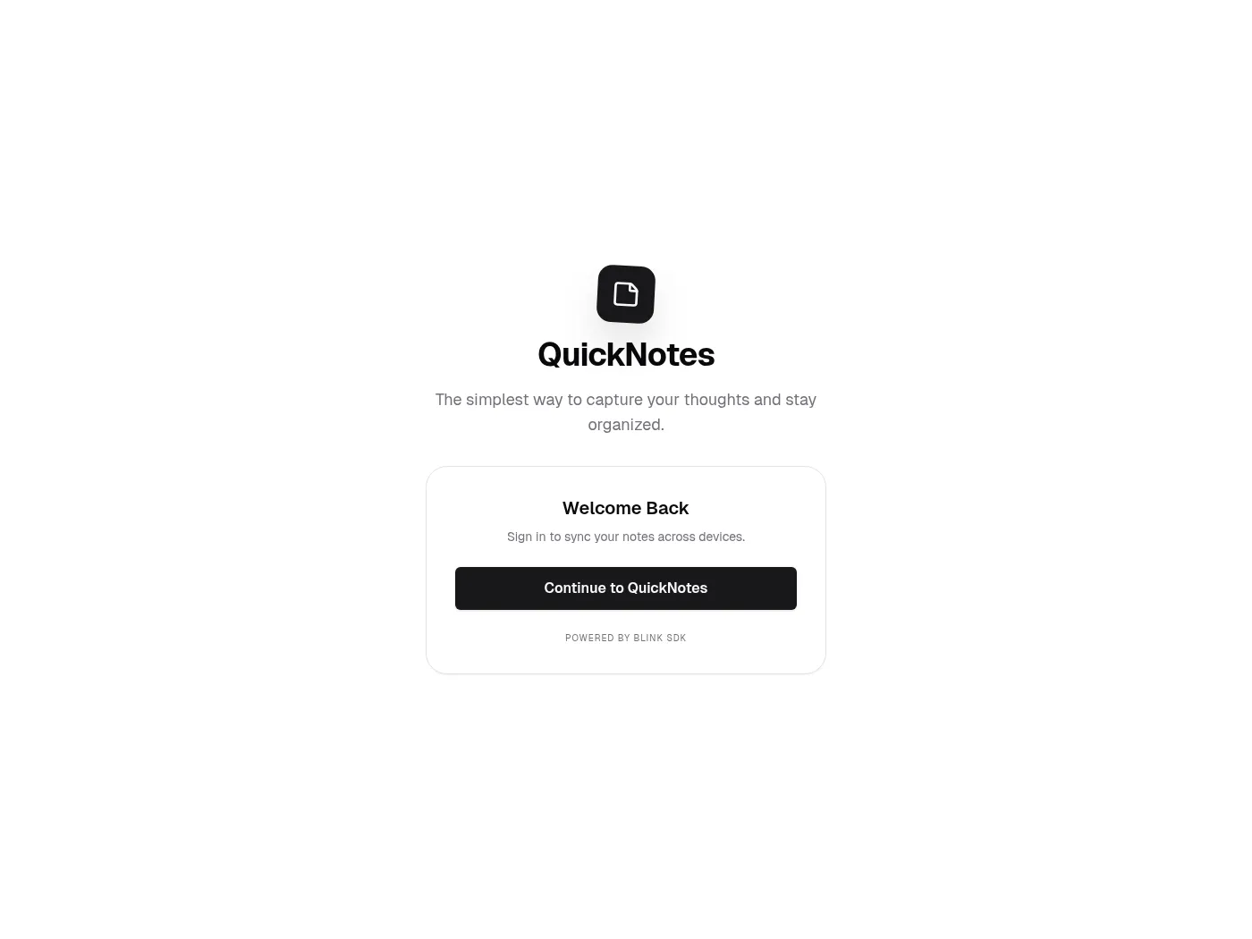 QuickNotes