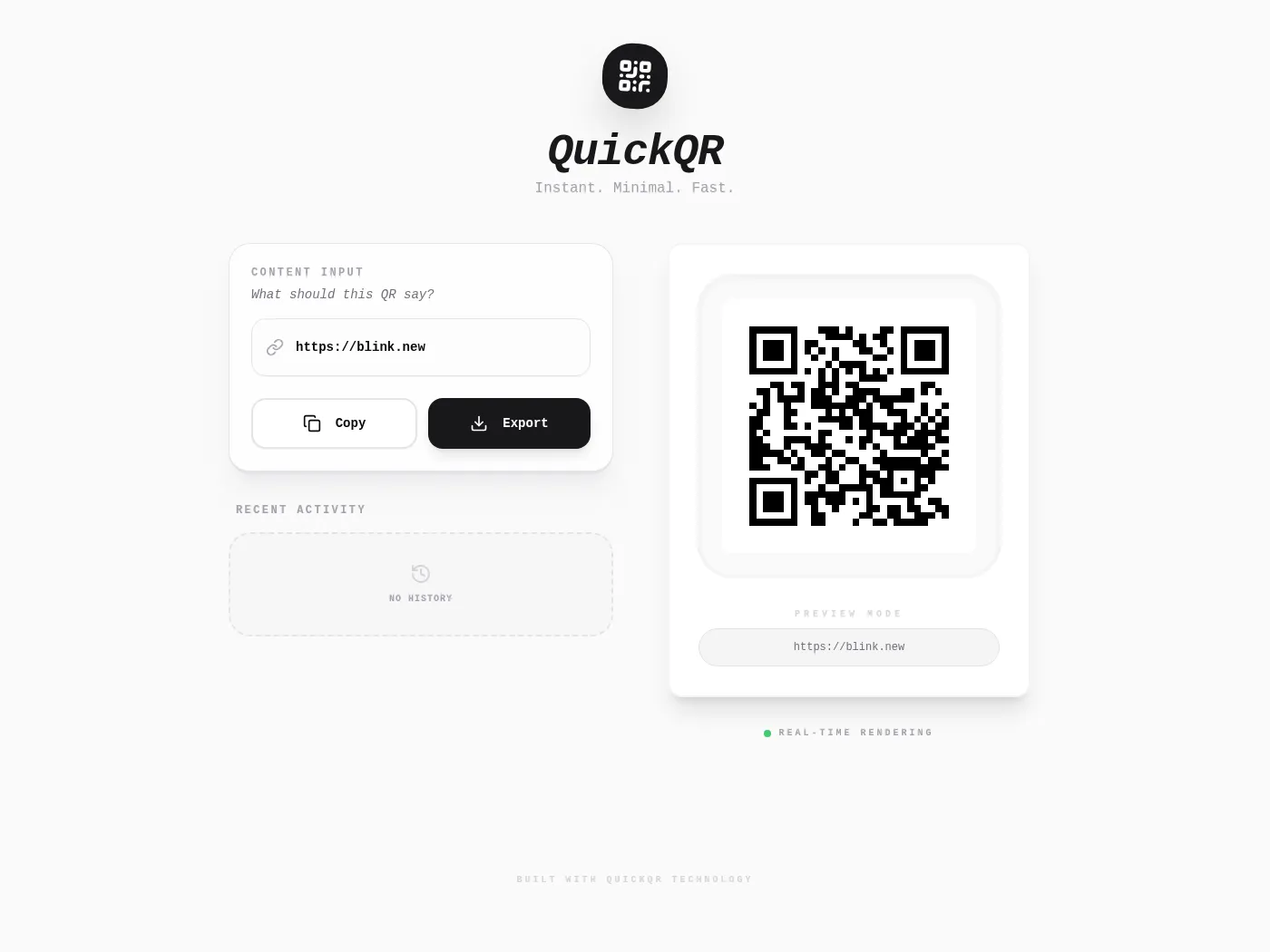 Quick QR Code Maker