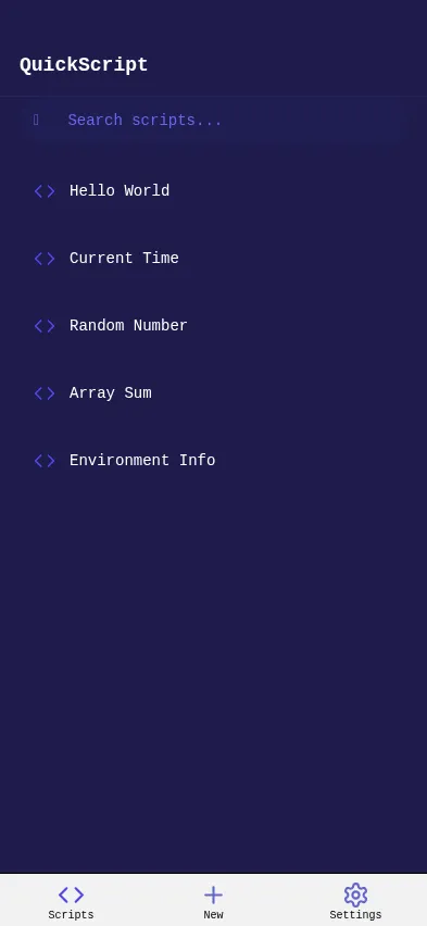 QuickScript
