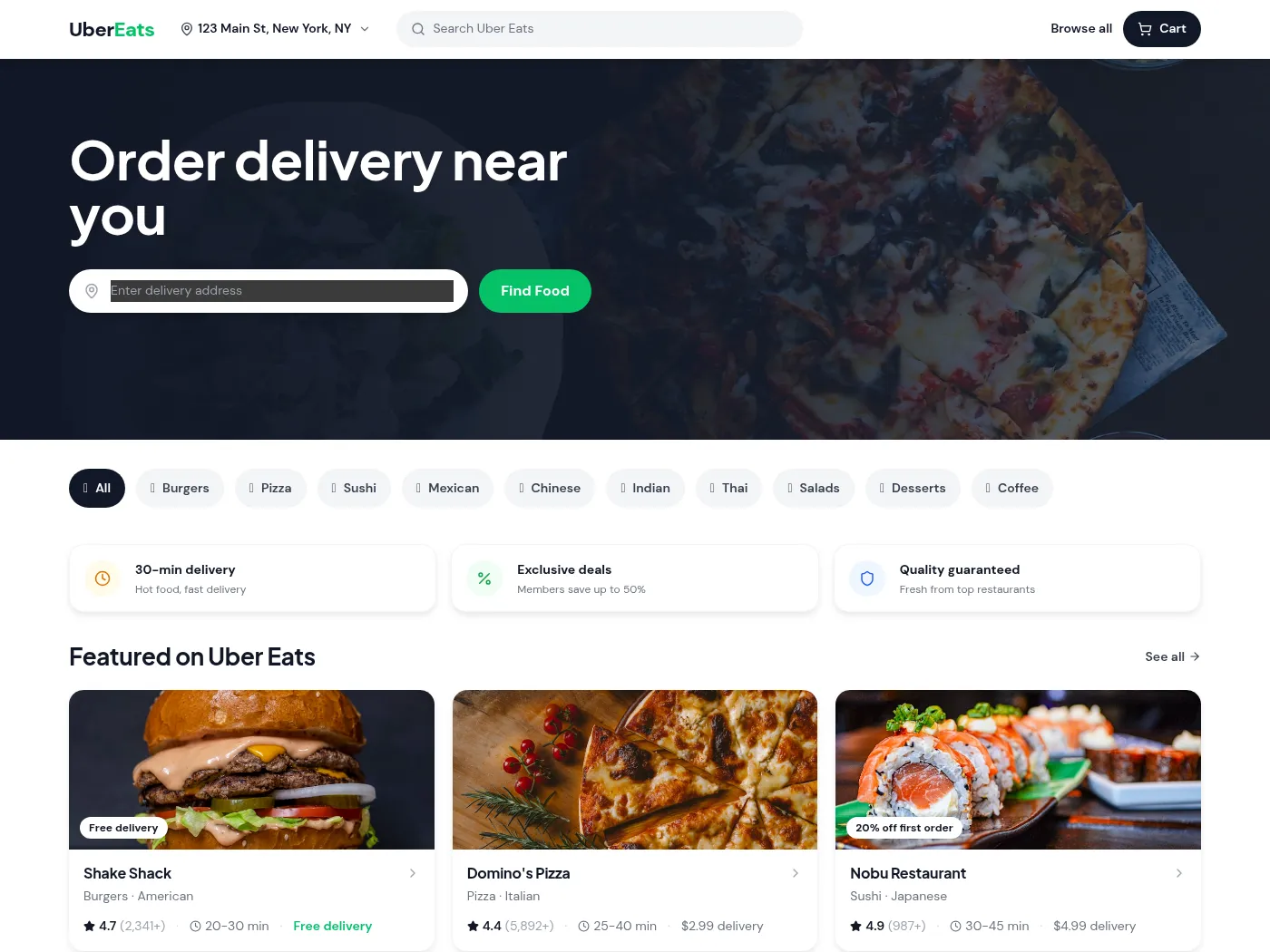 QuickBite Delivery App