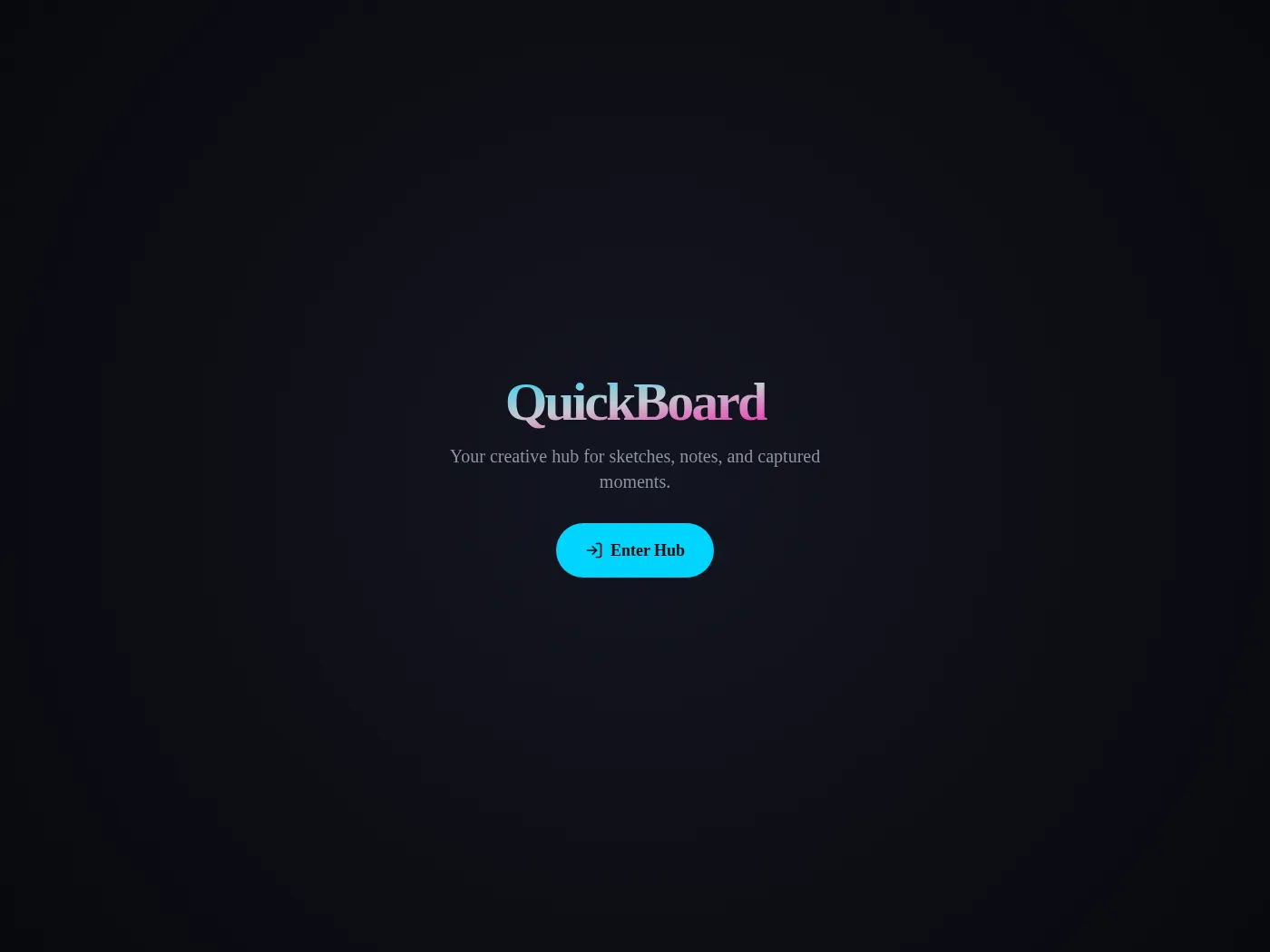 QuickBoard Landing Hub