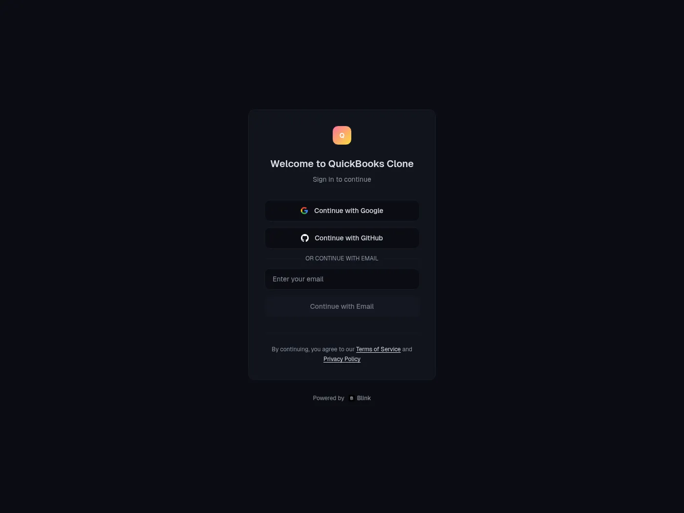 QuickBooks Clone