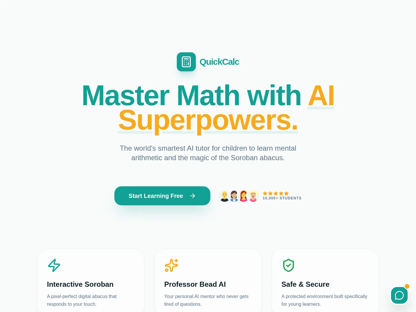QuickCalc AI Tutor