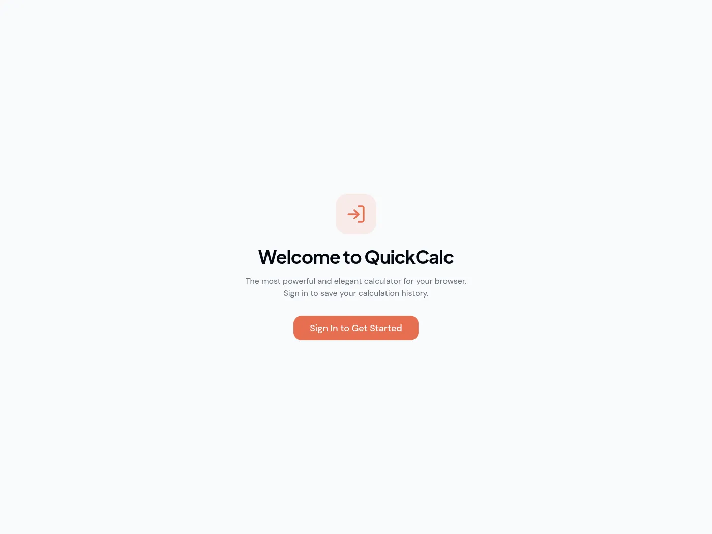 QuickCalc App